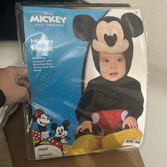 Disney | Costumes | Mickey Mouse Infant Costume Worn Once 62 Months ...